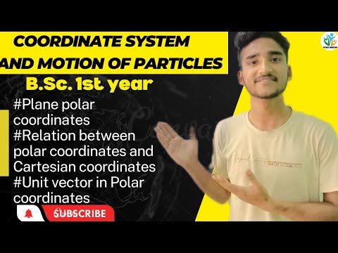 Coordinate system 03 || Polar coordinate || Unit vector in plane polar ...