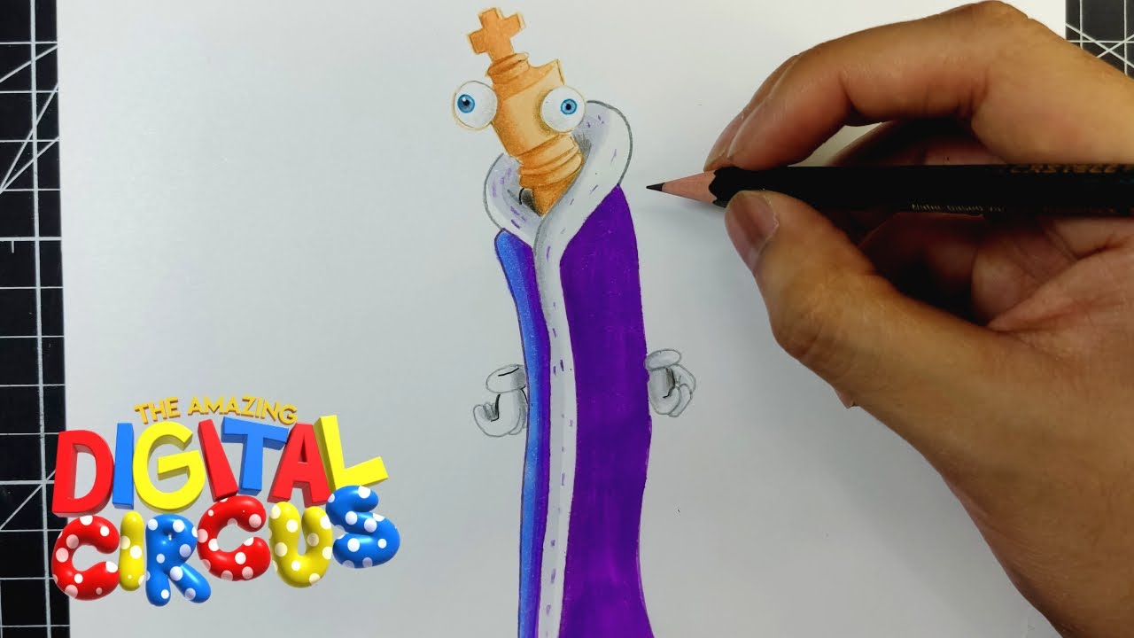 COMO DIBUJAR a KINGER de THE AMAZING DIGITAL CIRCUS | drawing THE ...