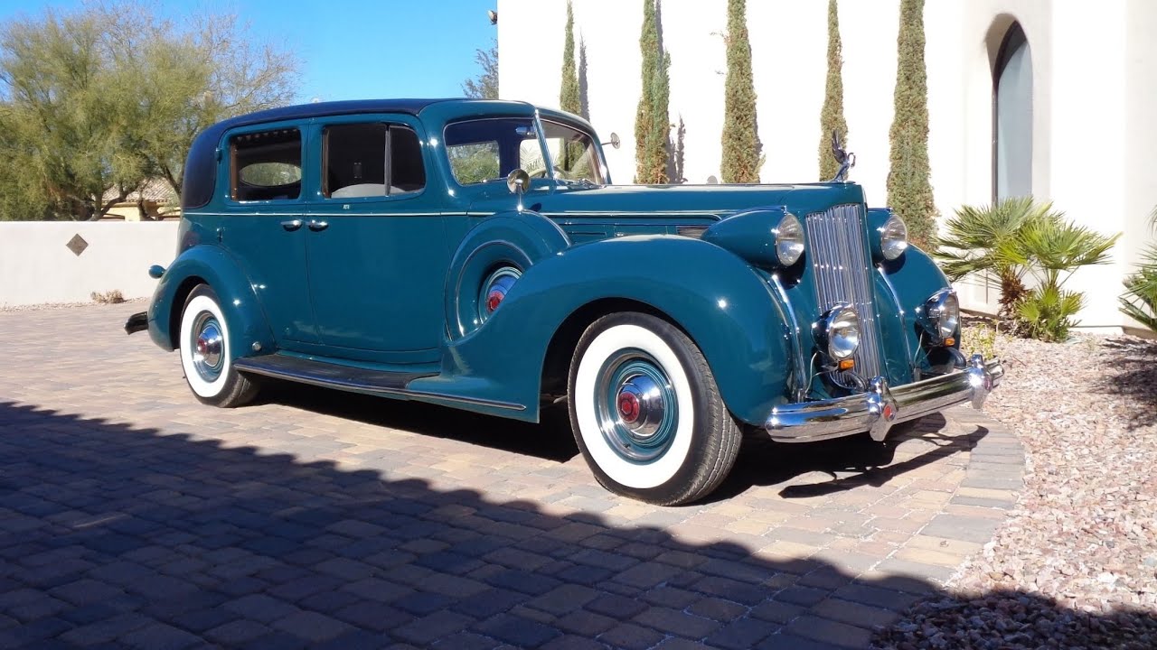 1938 Packard Twelve 12 Model 1607 Formal Sedan in Green & Ride on My ...
