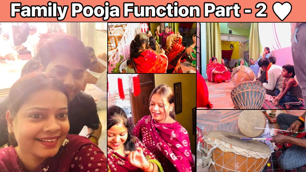 Family Pooja Function Vlog part-2 ️🥰||Ayushi Yadav - YouTube
