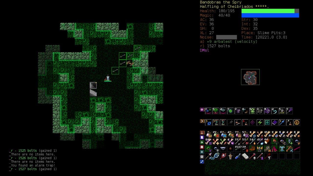 DCSS - Halfling of Chei p12 - Slime & Crypt - YouTube