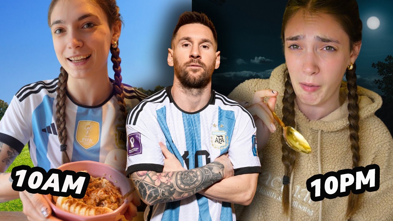 EATING LIKE MESSI FOR 24 HOURS - YouTube