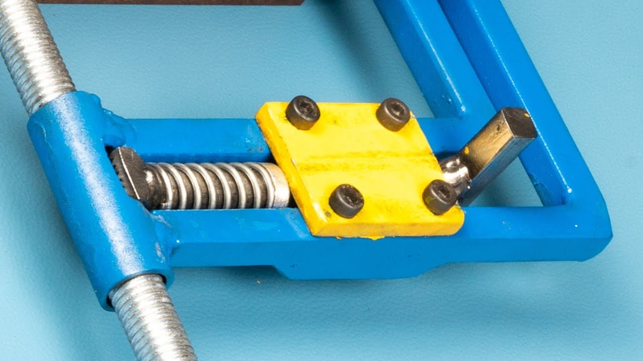 Unique mechanism made for ''C'' clamp | different way to make a simple ...