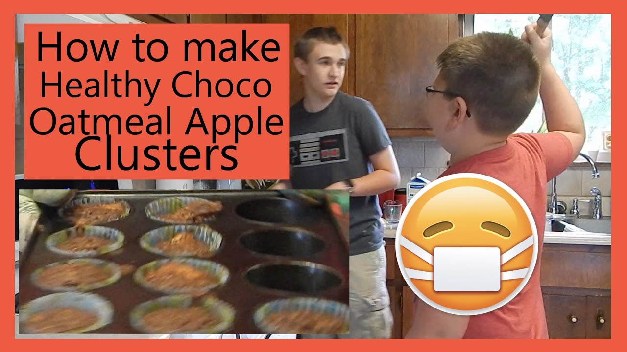 HOW TO MAKE HEALTHY CHOCO APPLE CLUSTERS! | VEDA DAY 17 - YouTube