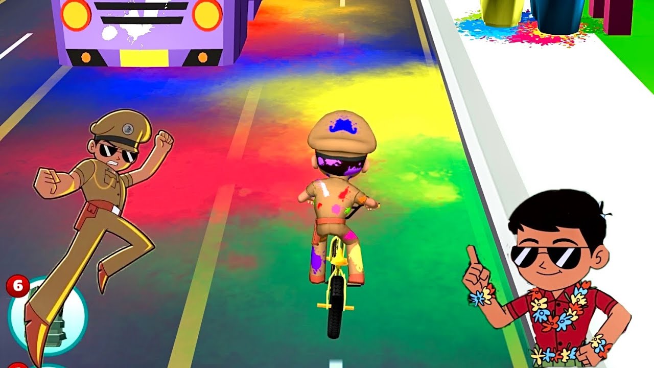 LITTLE SINGHAM CYCLE RUN HD GAMEPLAY - YouTube