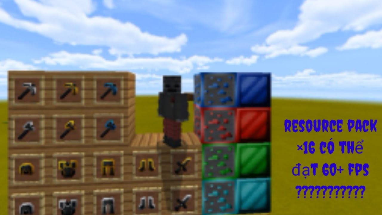 review resource pack ×16 | Minecraft PE | Eola1331. - YouTube