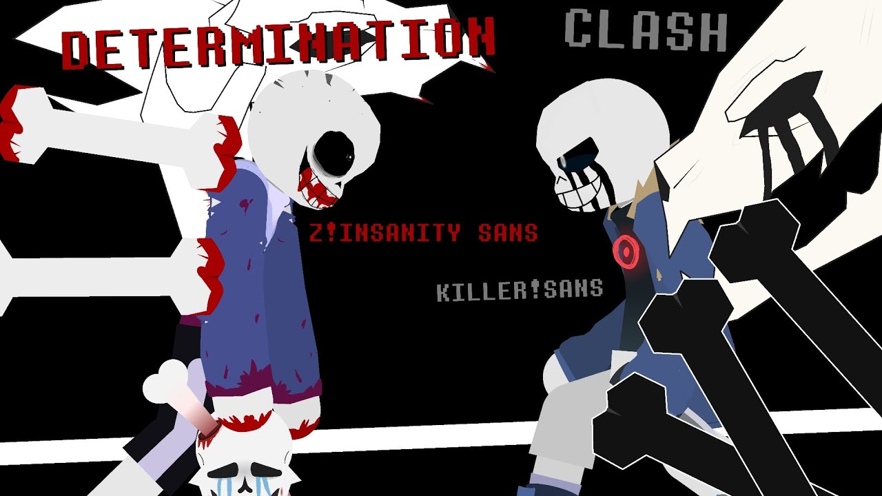 KILLER VS INSANITY (Undertale Sticknodes Animation) - YouTube