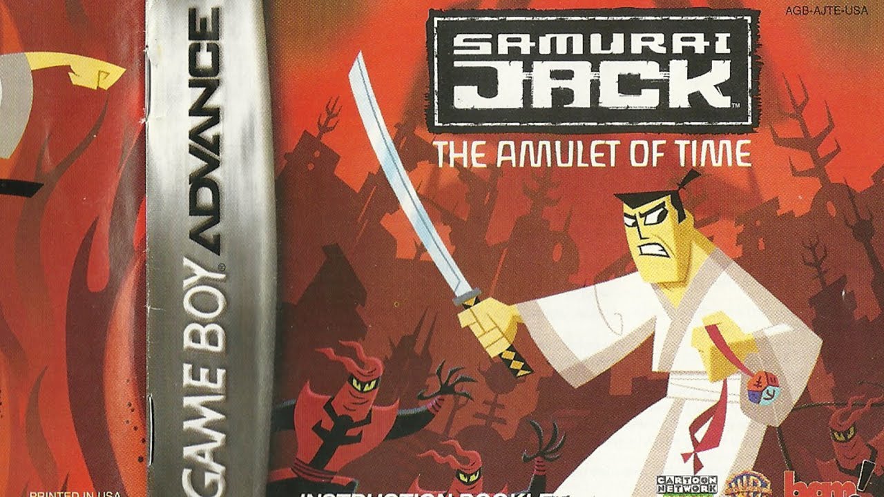 Samurai Jack: The Amulet of Time (GBA) - Unboxing, Full Box, Manual ...