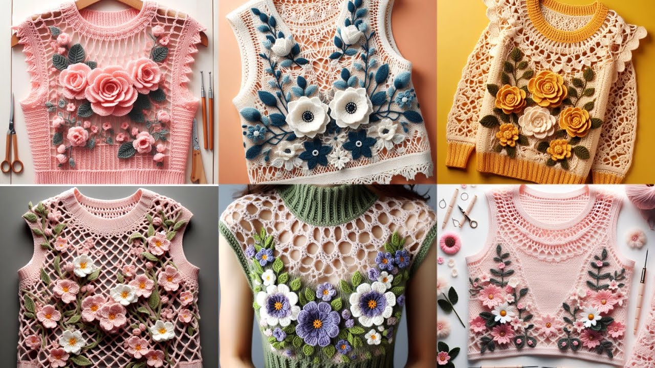 Amazing crochet Sweater Designs _Wool sweater ideas - YouTube