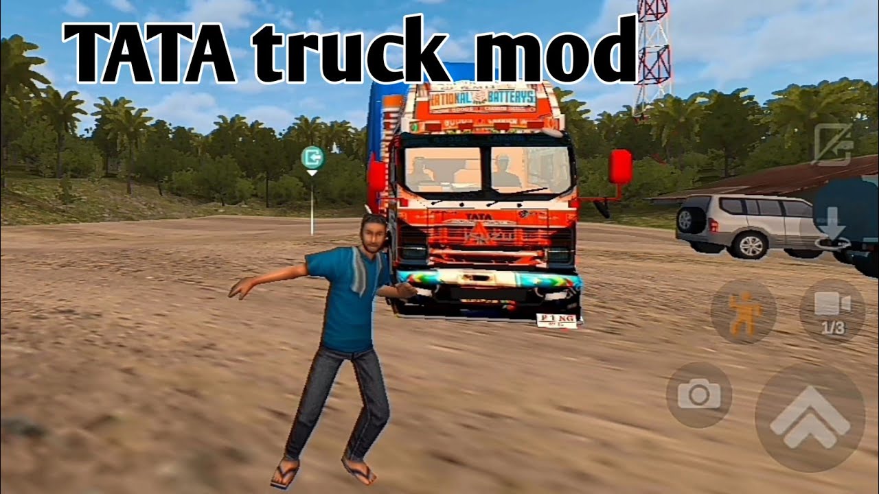 TATA truck mod in bus simulator Indonesia ? truck mod in BUSSID টাটা ...