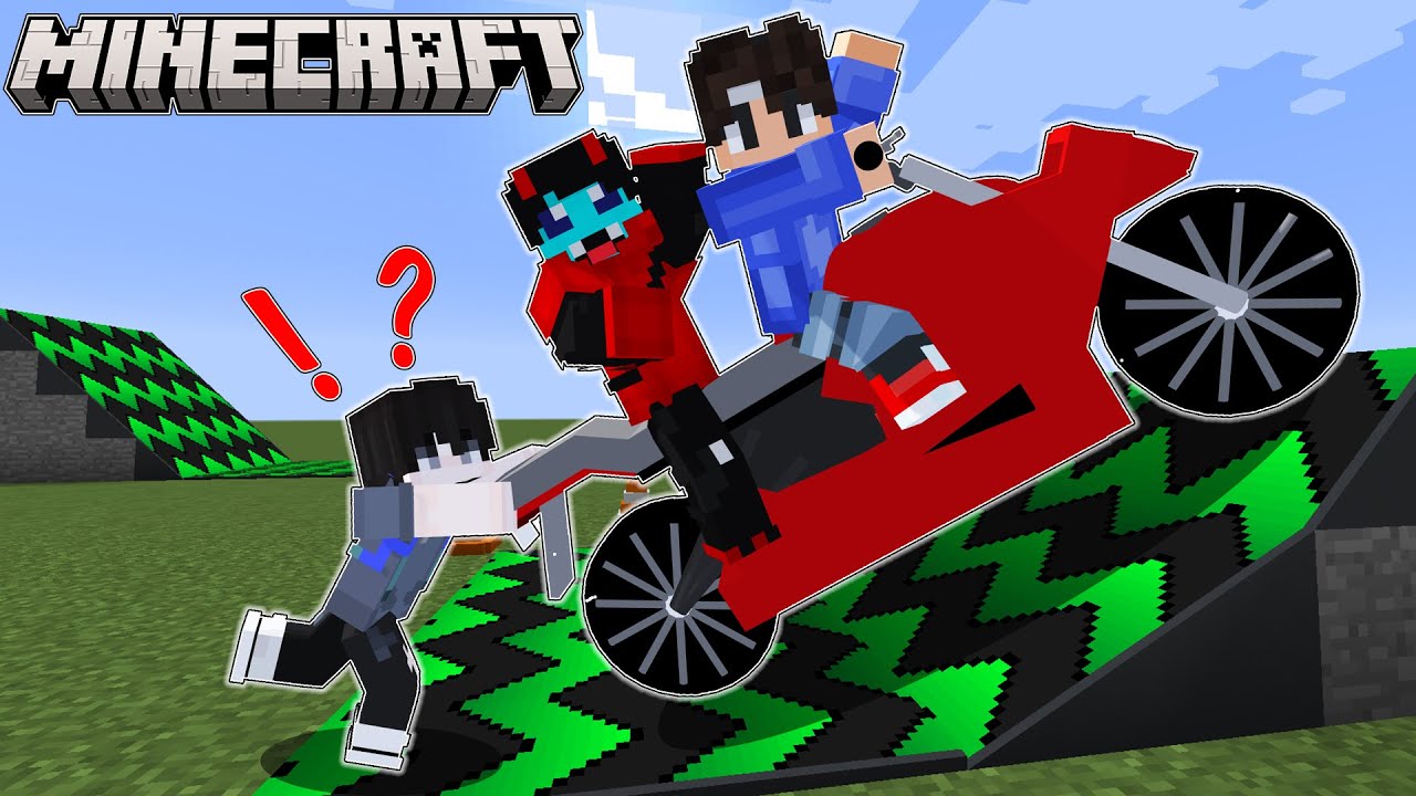 The Mega Ramp Stunt Race in Minecraft | with @potpot @PepeSanTV - YouTube