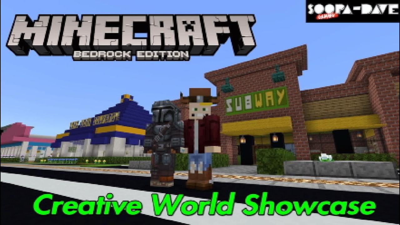 Cool Creative World Build Showcase Minecraft Bedrock Edition - YouTube