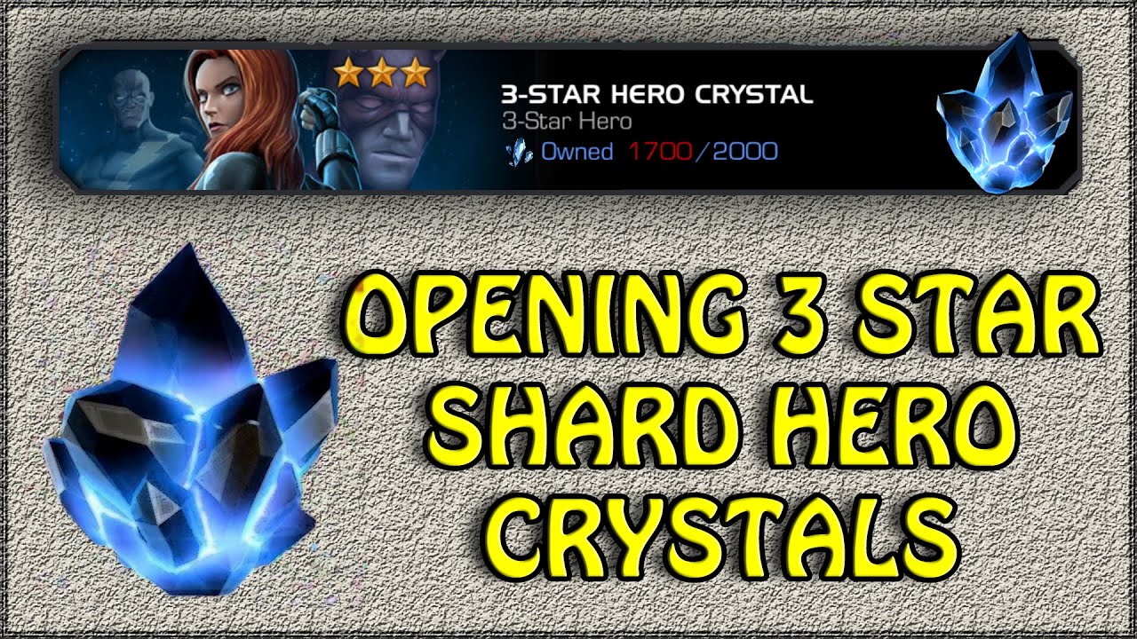Marvel: Contest Of Champions - Opening 3 Star Shard Hero Crystals - YouTube