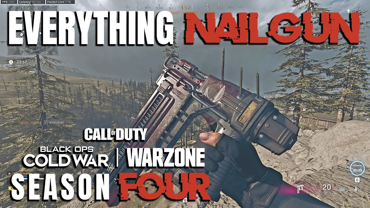 Nailgun *UNLOCK* - Call of Duty Warzone Season 4 - YouTube