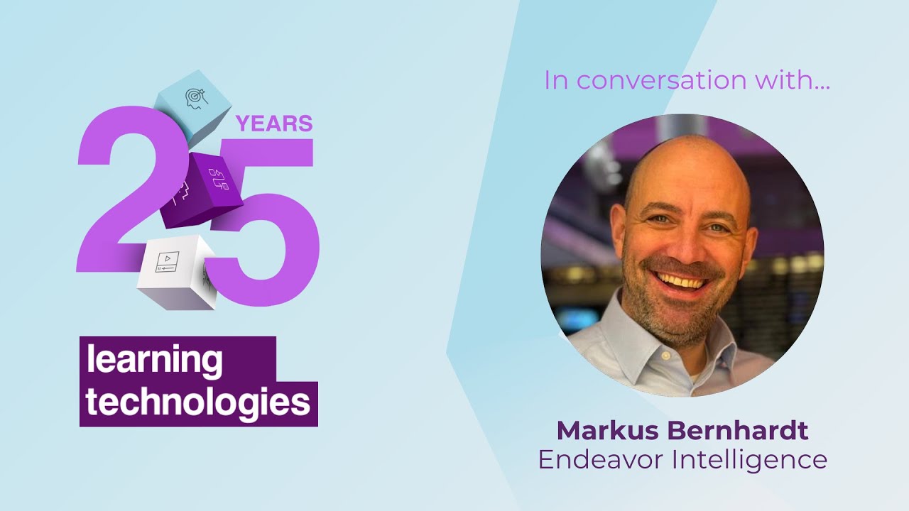 Celebrating 25 years of Learning Technologies: Markus Bernhardt - YouTube