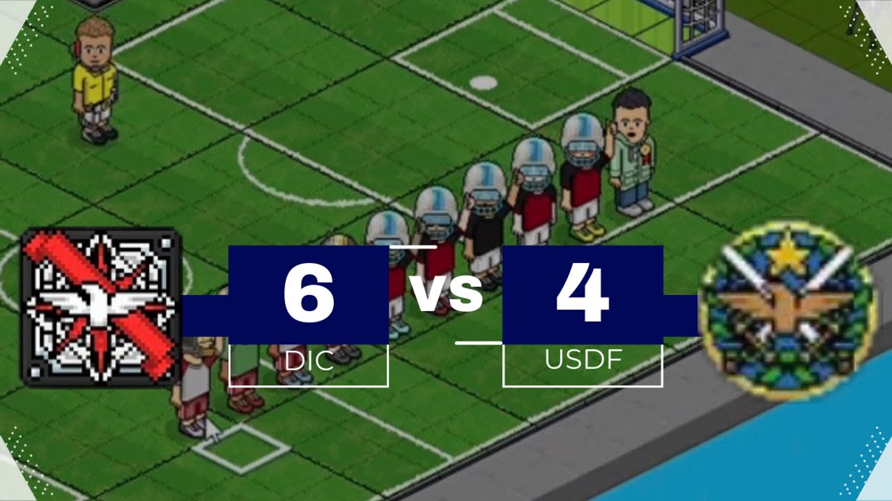 Futebol Habbo - POLÍCIA DIC X POLÍCIA USDF - YouTube