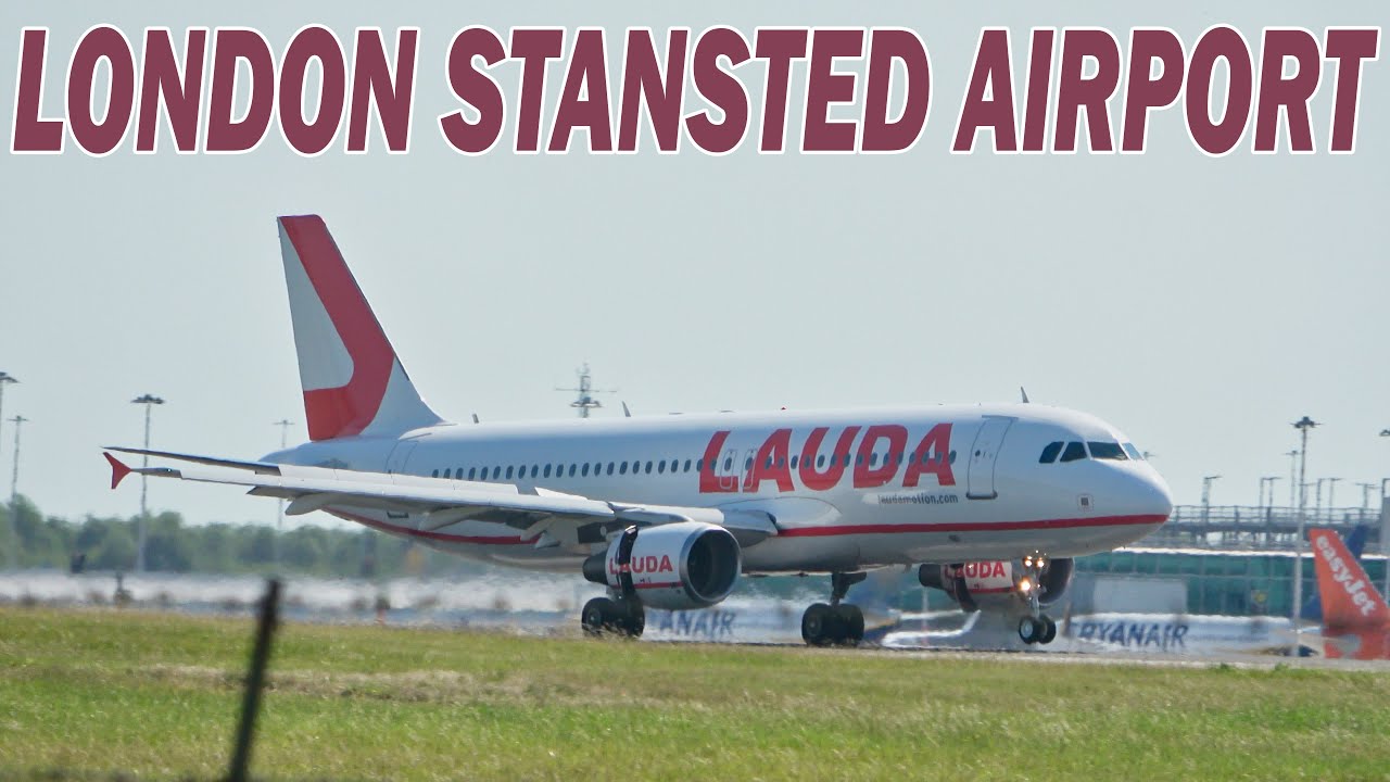 London Stansted Airport plane spotting - YouTube