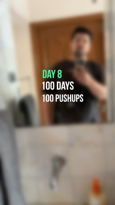 Day 8 | 100 Days 100 Pushups Challenge | Fat to Fit Transformation | Self Development challenge ...