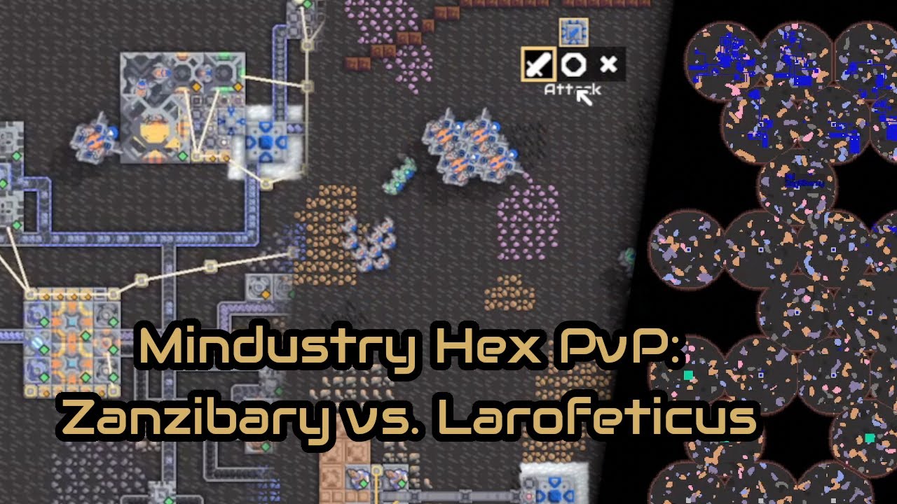 Mindustry Hex PvP: Zanzibarzy vs. Larofeticus - YouTube