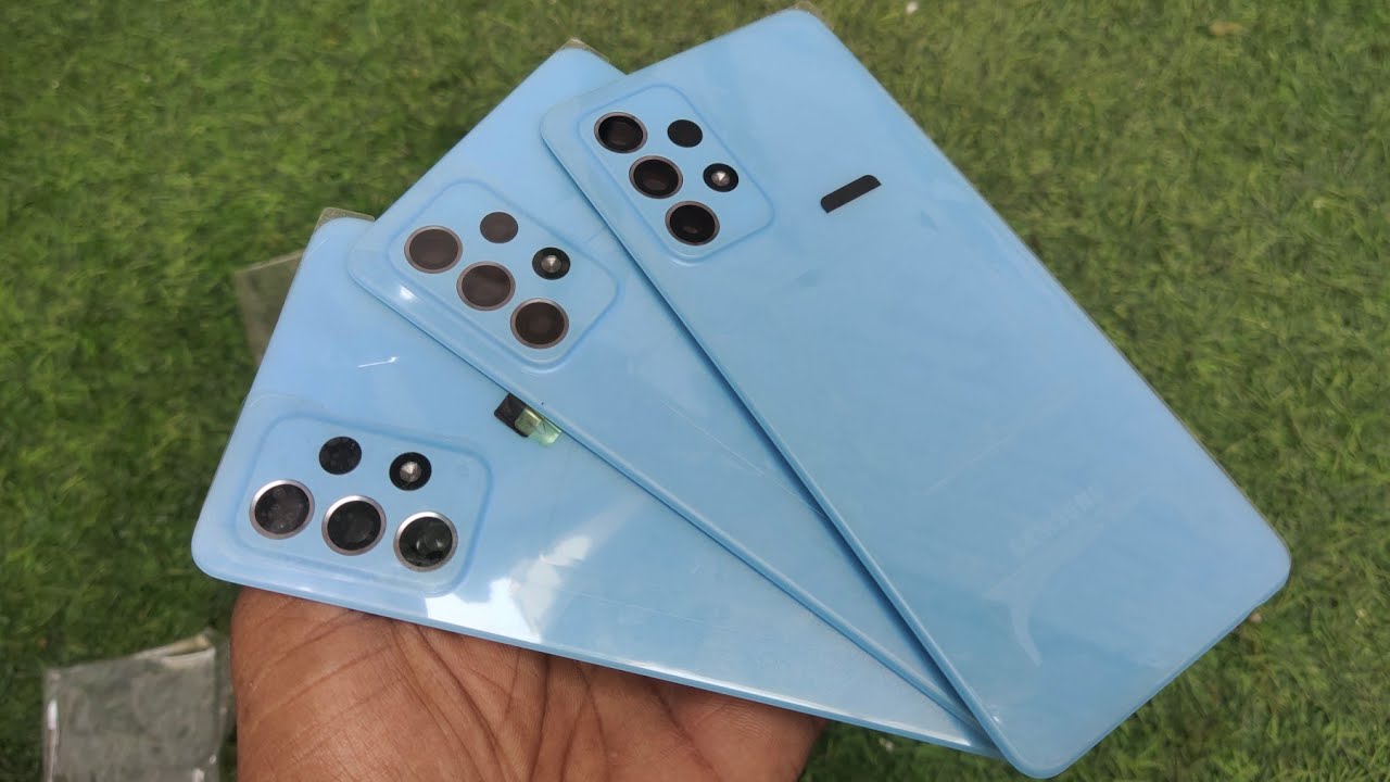 Samsung A52s original back panel - YouTube