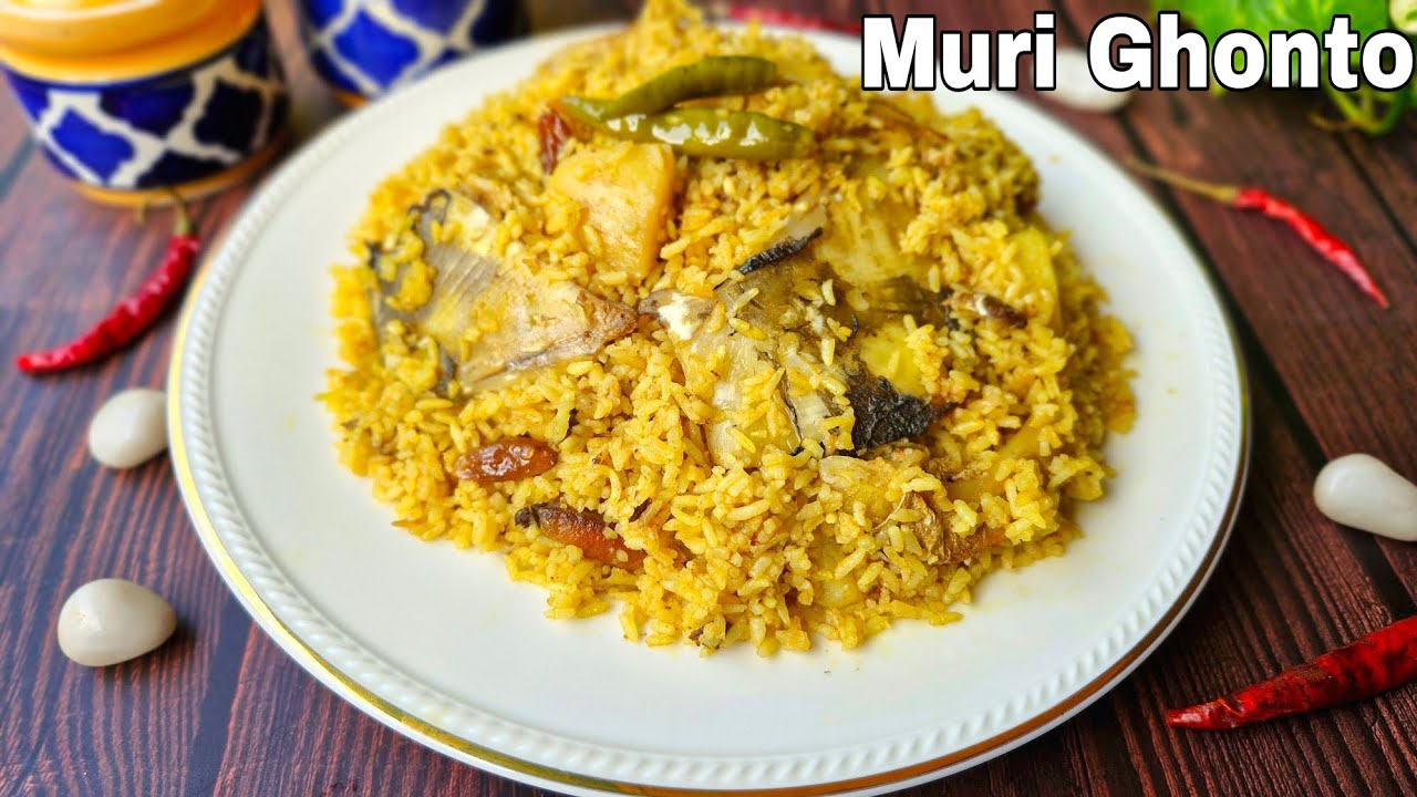 Traditional Bengali Muri Ghonto Recipe | Bengali Macher Matha Diye Muro ...