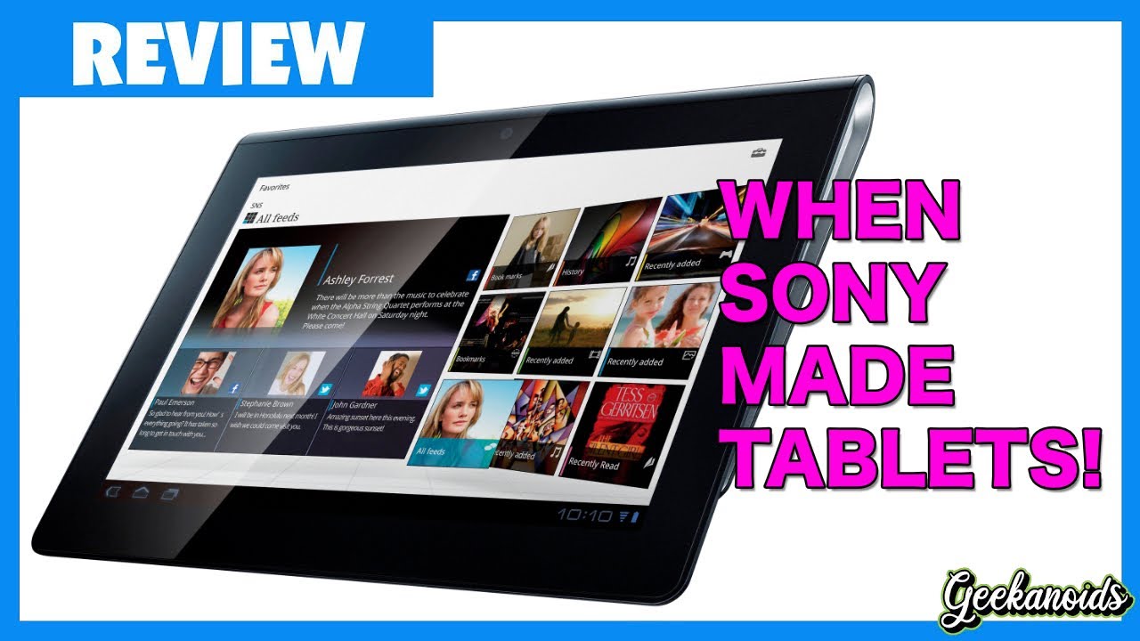 Sony Tablet S Full Review - YouTube