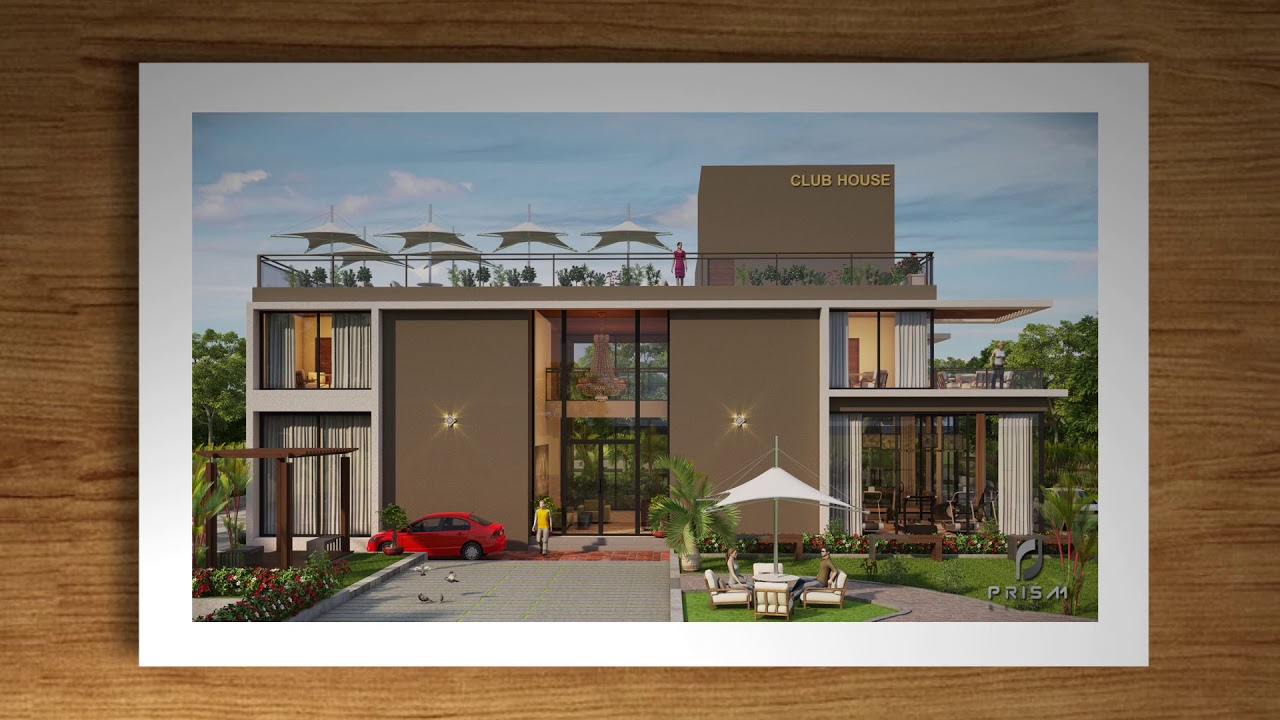 Club House 3D Visualization Showreel - YouTube