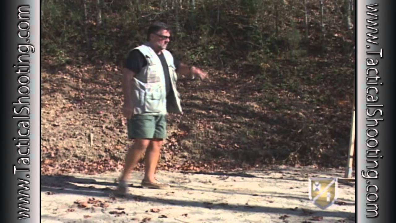 Tactical Pistol Shooting while moving rearward with D.R. Middlebrooks ...