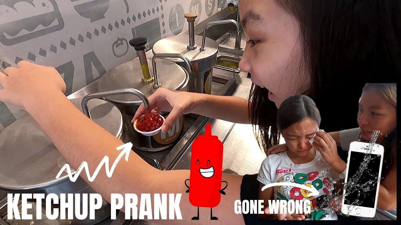 KETCHUP PRANK GOES WRONG | SINAYANG ANG IPHONE! | Aurea & Alexa - YouTube