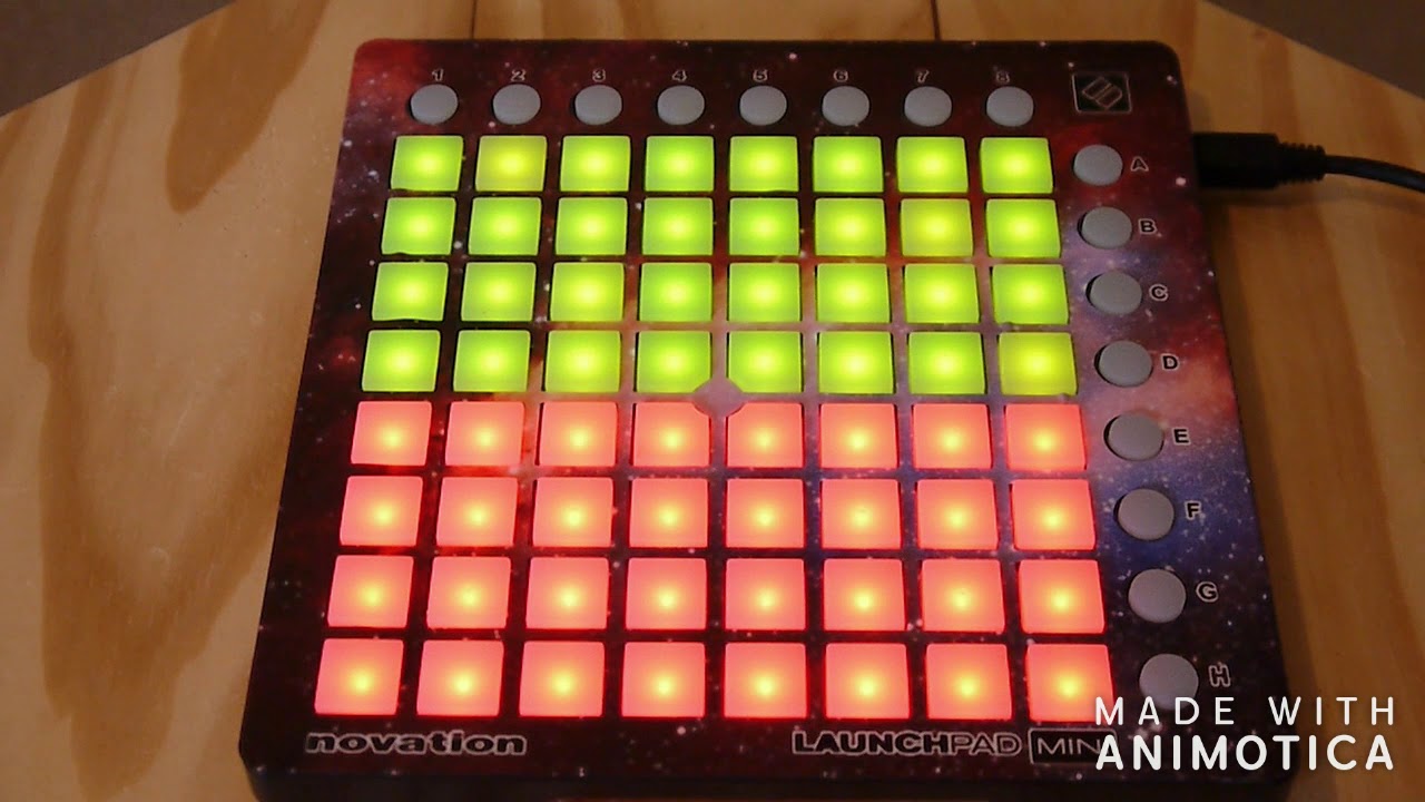 Moskua Lightshow (Launchpad Mini) - YouTube