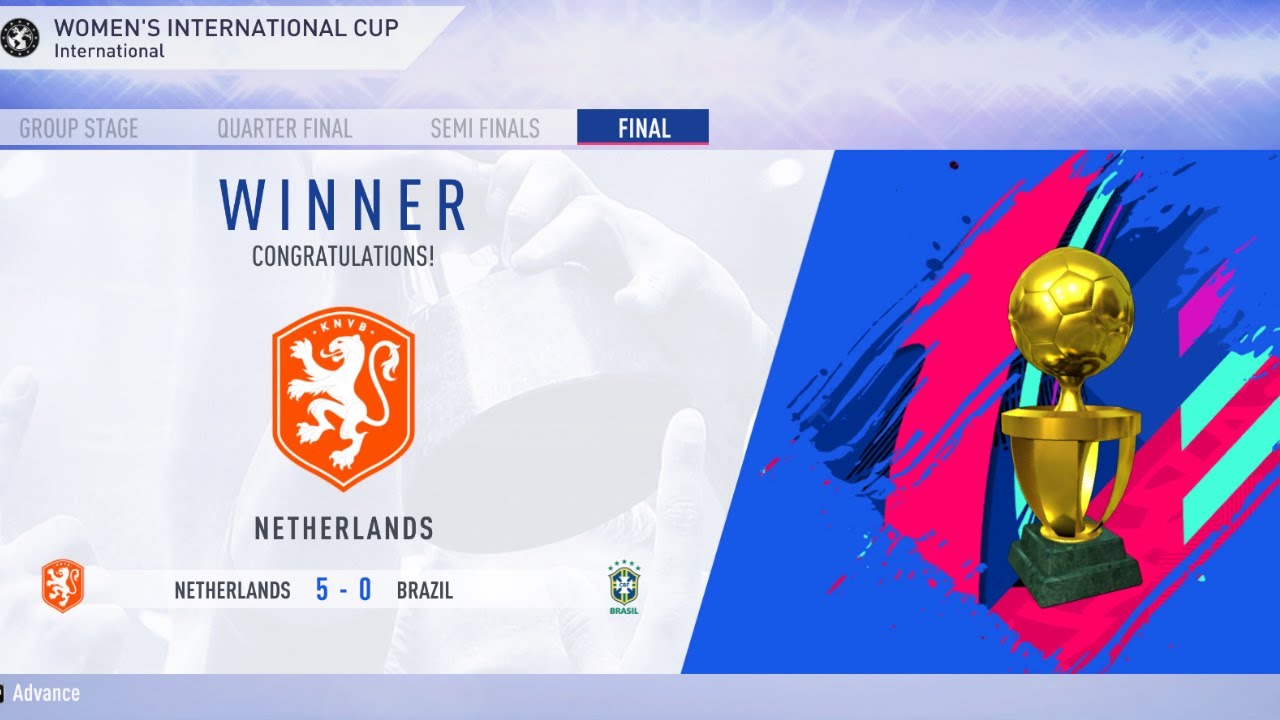 Women's International Cup Final 1080p60FPS #fifa19 #fifa #careermode ...