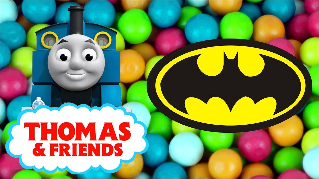 thomas and his friends and Batman figures blind bag mashems surprise ...