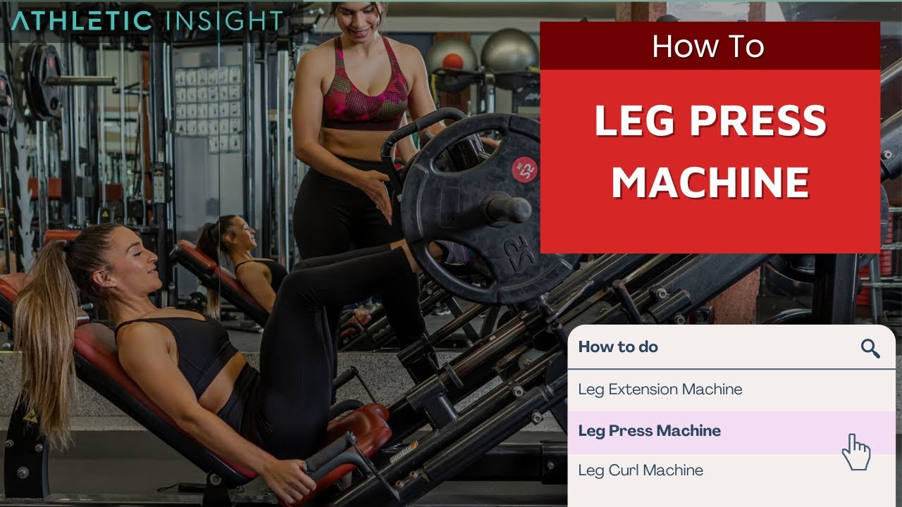 How to do a Leg Press Machine - YouTube