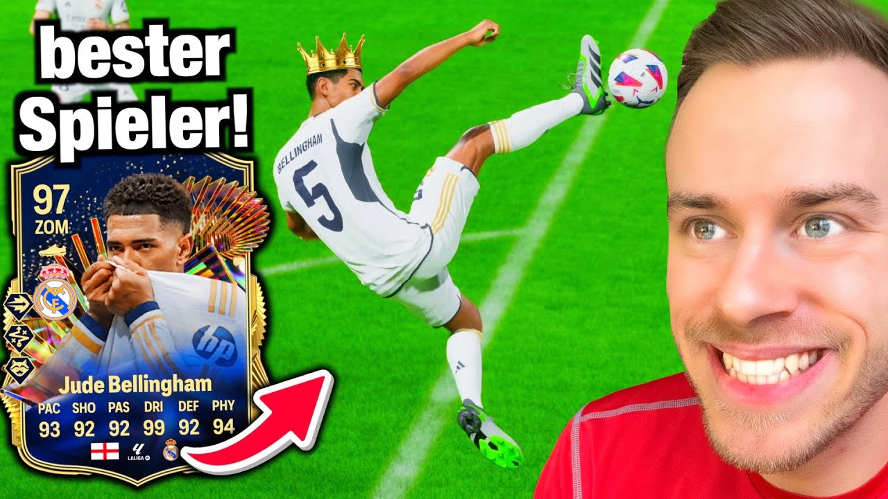 97er Jude Bellingham: der BESTE SPIELER in FC 24?! 🤩🐐 (TOTS Karte ...