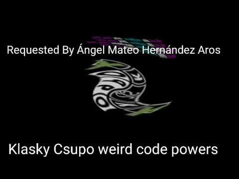 Requested Klasky Csupo weird code powers - YouTube
