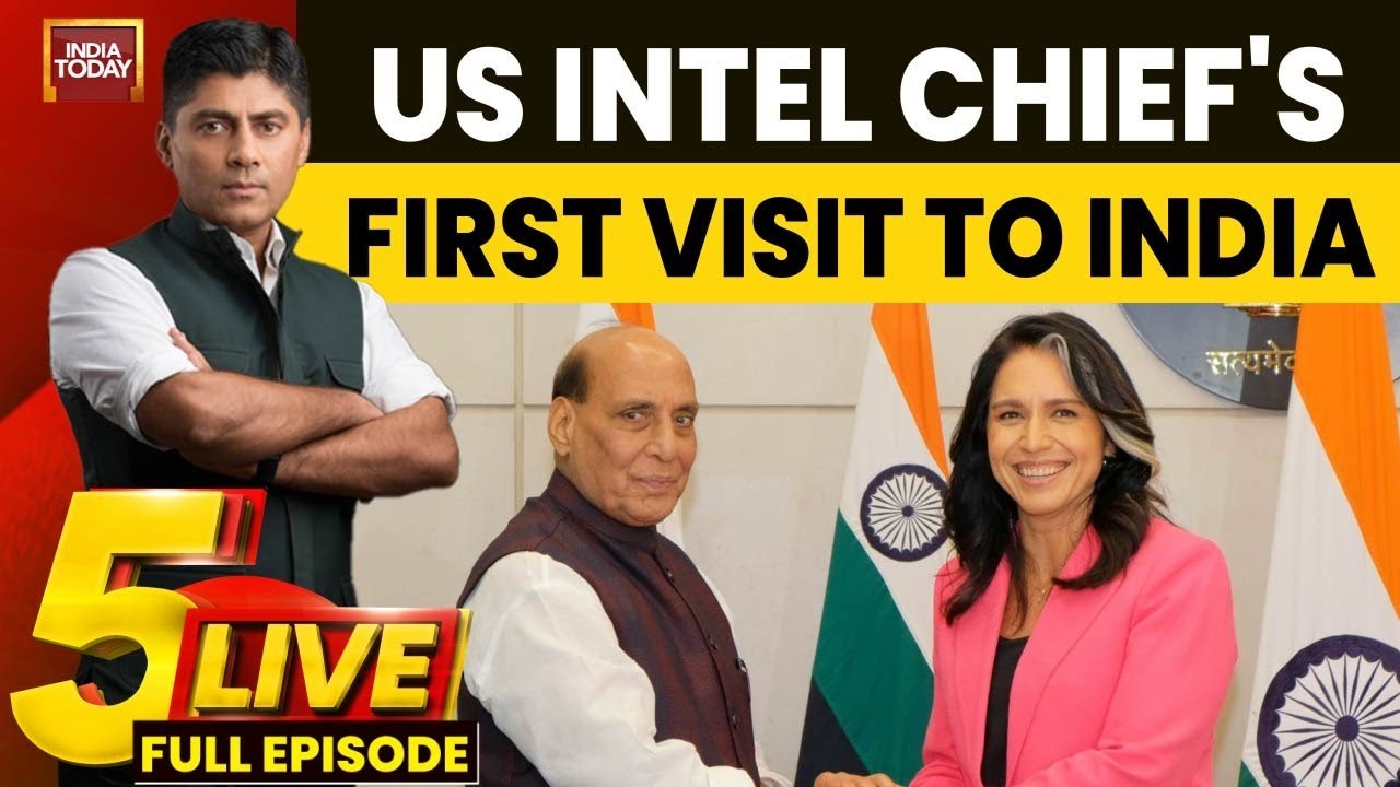 5ive Live: US Intel Chief Meets Indian Leaders, Discusses Crackdown on ...
