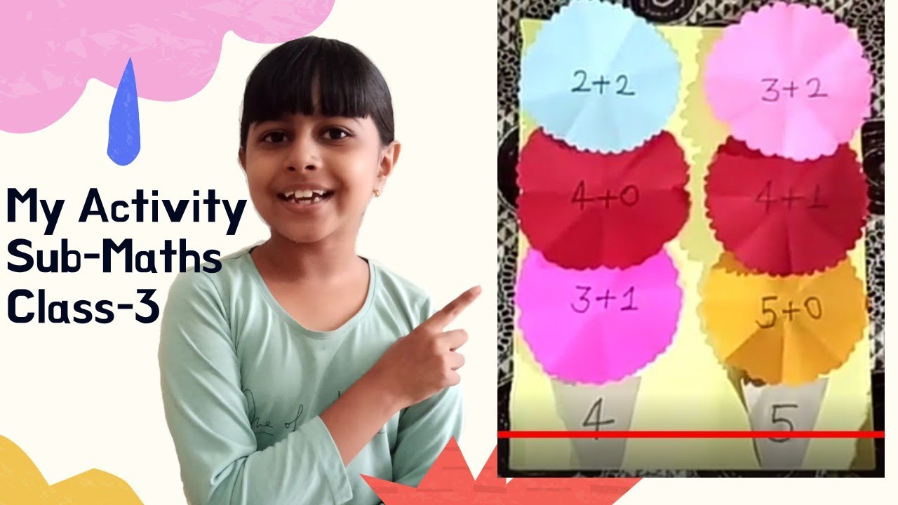 My Activity Of Maths Subject | Make a flower pot using different ...