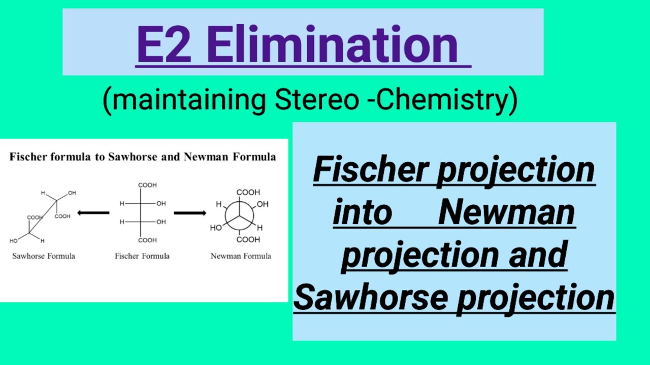 E2 Elimination Maintaining Stereo-chemistry, How to convert into Newman ...