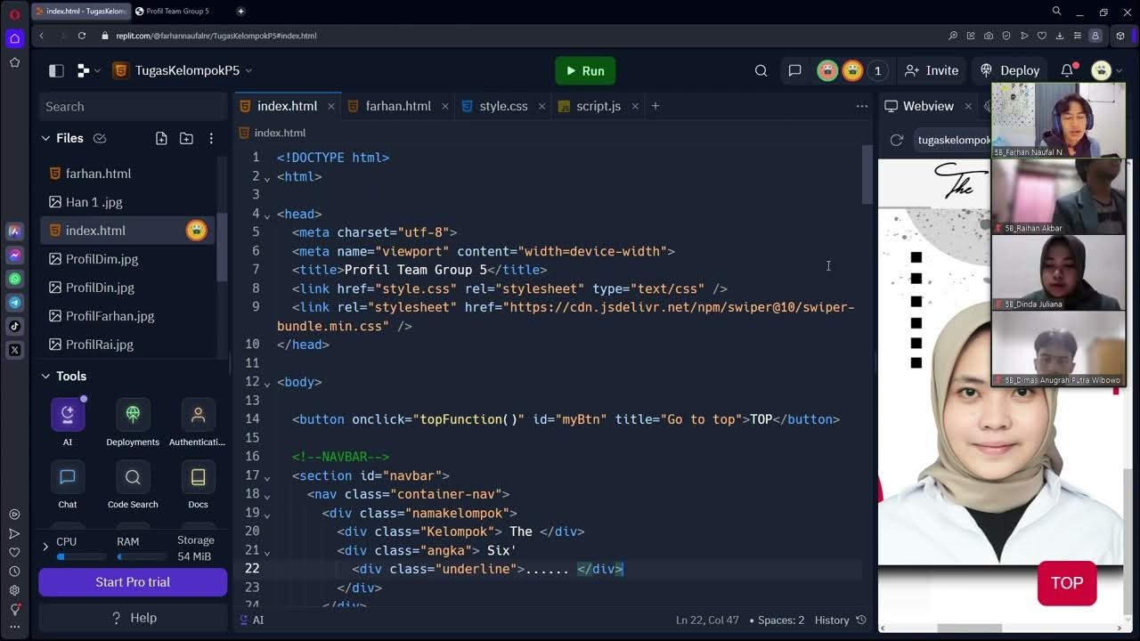 PEMROGRAMAN WEB - JS Slider, Swiper, Loading, Top Button. - YouTube