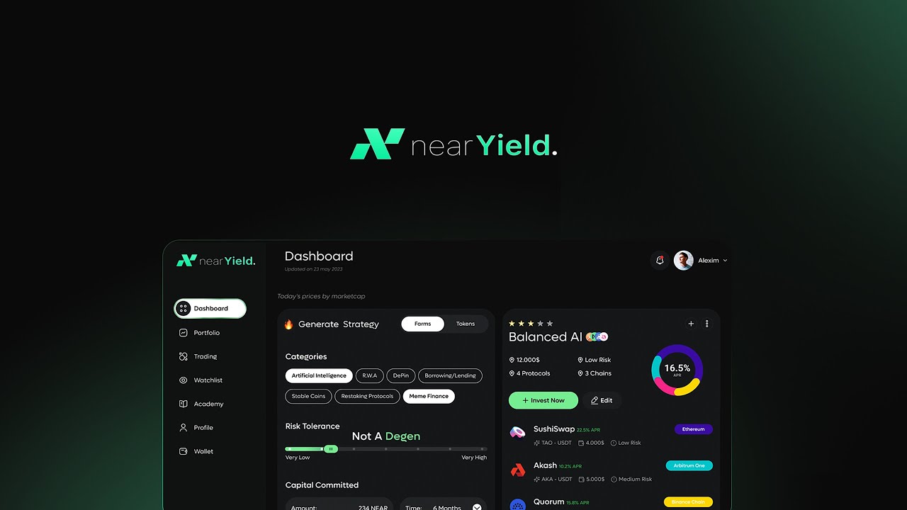 [REDACTED] Hackathon - Near Yield Demo - YouTube