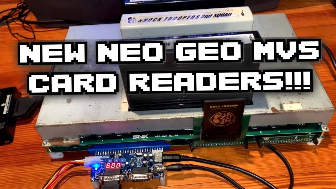New Neo Geo MVS Card Readers!!! - YouTube