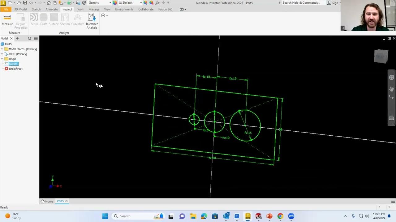 Autodesk Inventor 2023 Region Properties Command - YouTube