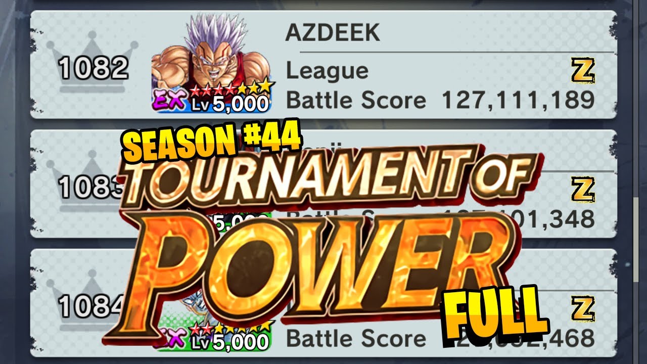 (Dragon Ball Legends) TOP SEASON 44 FULL WALKTHROUGH - YouTube