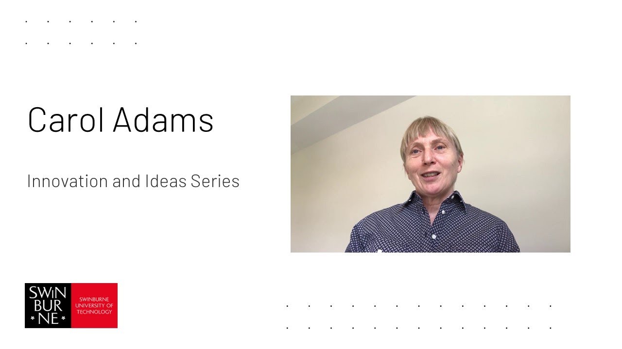 Carol Adams (Innovation and Ideas Series) - YouTube