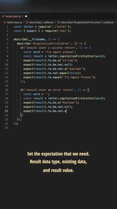 Make A Negative Unit Testing With Mocha In Nodejs Part1 Mocha Nodejs Unittest Coding Youtube 