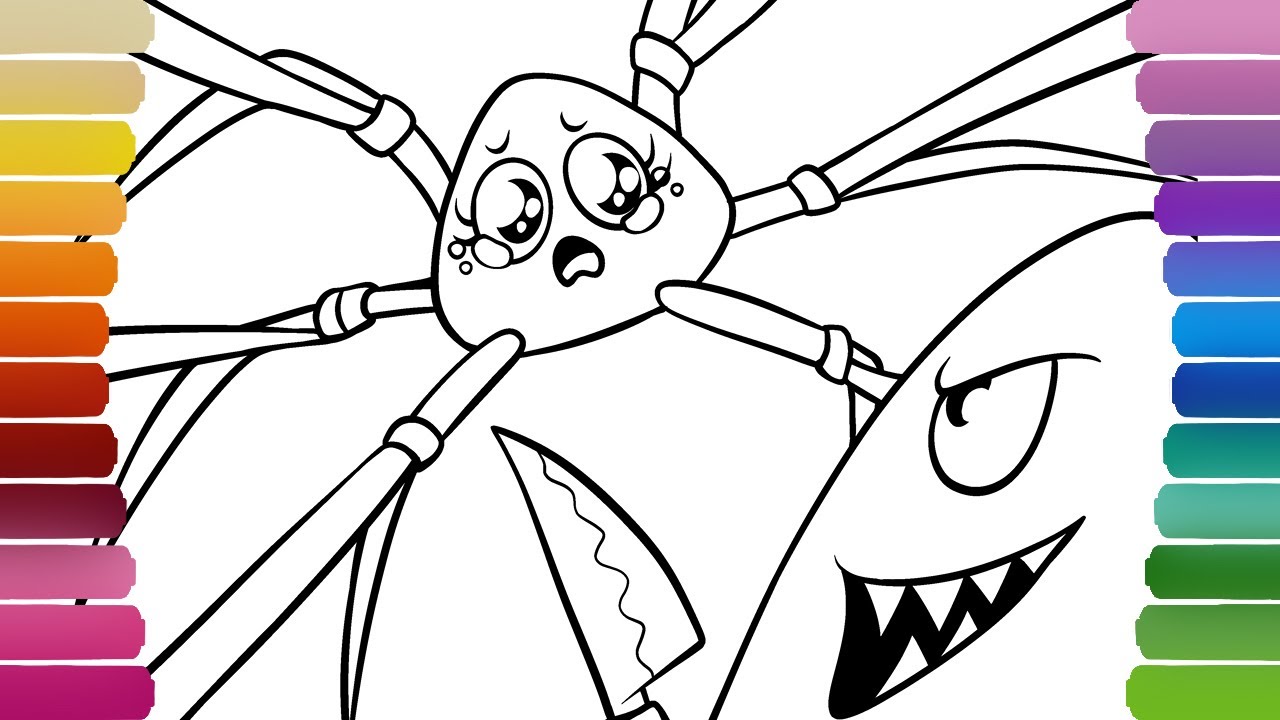 Poulina is Captured By The Pou Coloring Pages / How to Color SAD POU ...