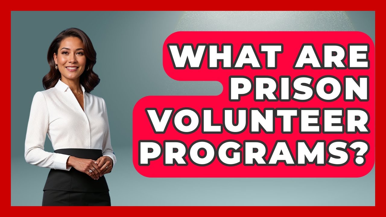 What Are Prison Volunteer Programs? - Jail & Prison Insider - YouTube