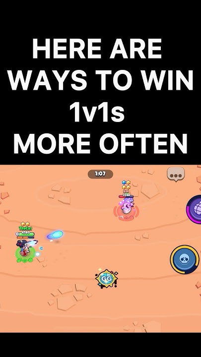 How to win 1v1s more in 1 min #tutorial #1v1 #brawlstars - YouTube