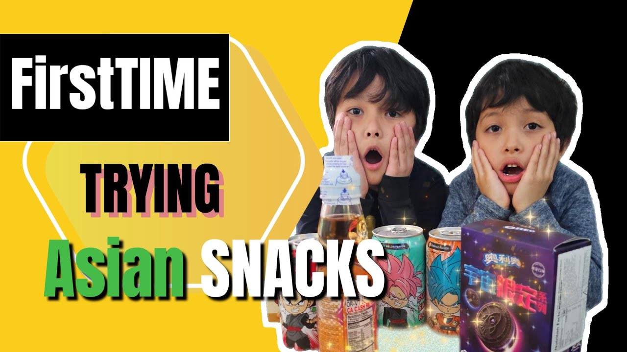 Kids try random Asian Snacks for the First Time🤯 Funny & Honest ...