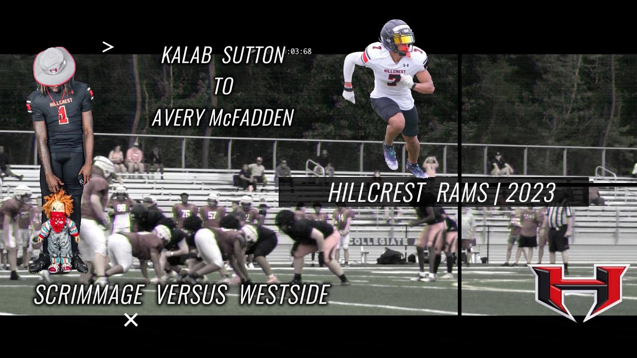 Hillcrest Rams Versus Westside - Grey Collegiate Scrimmage - Kalab ...